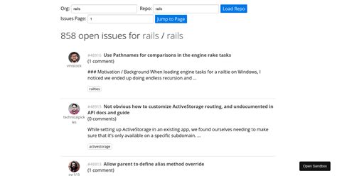 Rsk Github Issues Example Codesandbox