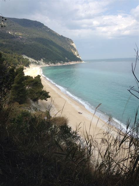 Sirolo Beach In Italy San Michele And Sassi Neri