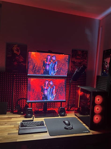 Chill Black And Red Setup Rsetups