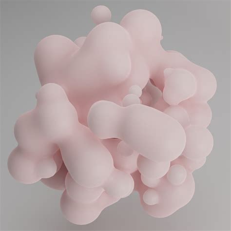 Artstation Abstract Blob Model Resources