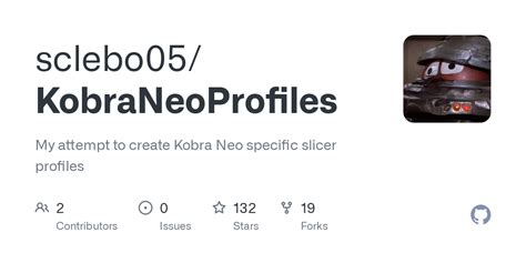 Github Sclebo05kobraneoprofiles My Attempt To Create Kobra Neo
