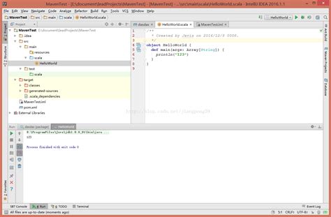 idea16使用maven编译scala和打包jar scalasourceresourcetransformer csdn博客