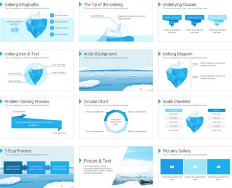 Iceberg PowerPoint Template And Google Slides
