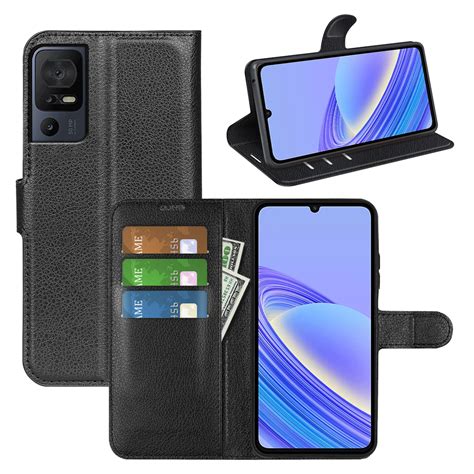Tcl 50 Nxtpaper 5g Plain Book Flip Cases Mobile Phone Cases