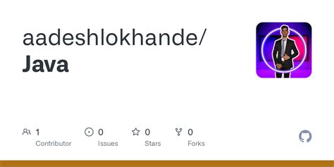 GitHub Aadeshlokhande Java