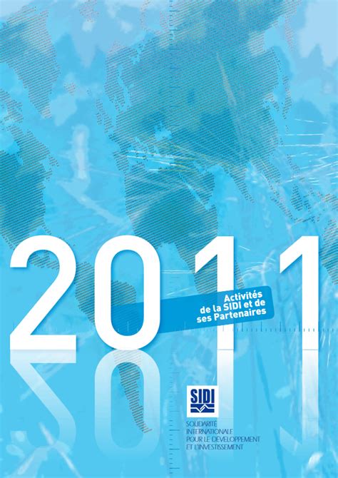 Rapport d activité SIDI