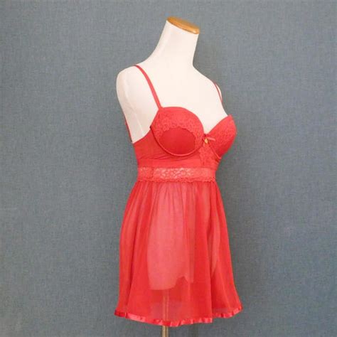 Bridal White Sheer And Satin Nightie Short Nightgown Honeymoon Nighty