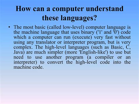Introduction To Programming Languages Ppt