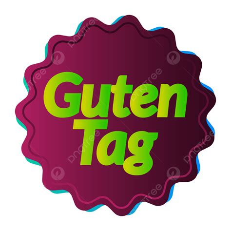 구텐 태그 타이포그래피 레터링 Guten 꼬리표 구텐 태그 텍스트 PNG 일러스트 및 벡터 에 대한 무료 다운로드