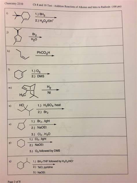Solved Draw The Structure Of The One Major Product Expected