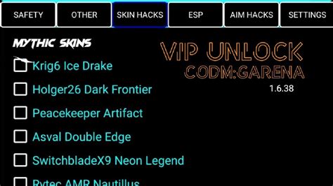 FREE CODM GARENA MOD MENU 1 6 38 VIP CHEAT OUTDATED YouTube