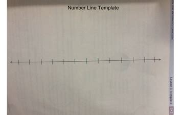 Number Line Template Educreations
