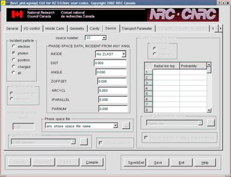 Source Input For The Rz Egsnrc User Codes Download Scientific Diagram
