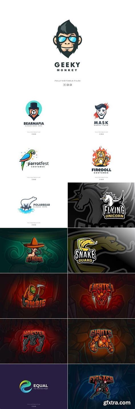 Logo Bundle 158 GFxtra Logo Bundle Vector Logo Logo