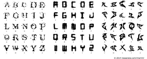 Letras De Graffiti Goticas Esta Es La Fuente G Tica
