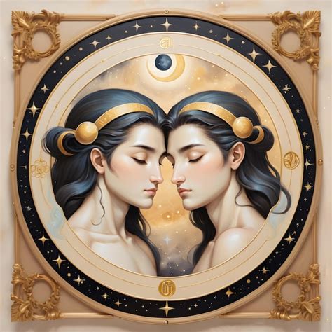 Premium Photo Zodiac Sign Gemini Twins