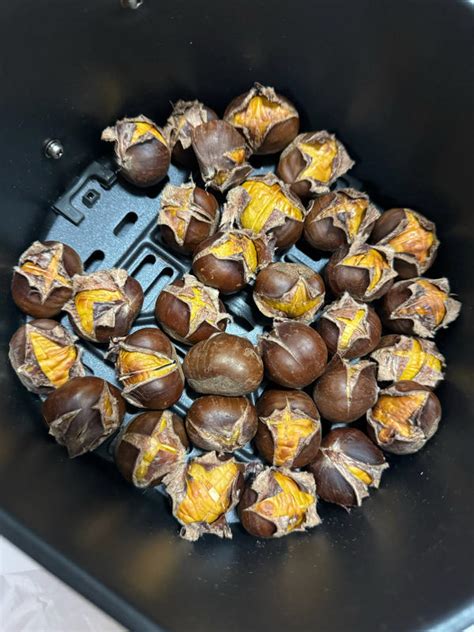 【「空气炸锅」烤板栗无油无糖超简单图片】似是故人归啊去下厨房