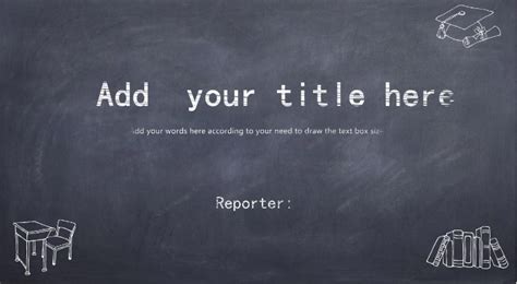 Chalkboard Powerpoint Background