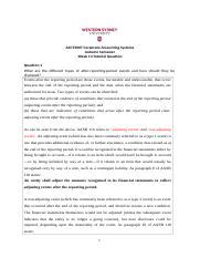 Understanding After Reporting Period Events In Corporate Course Hero
