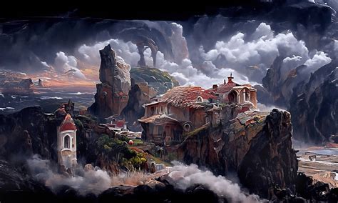 Greek Village By Matatabiart On Deviantart