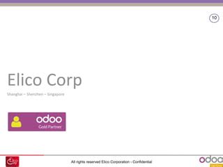 Elico Solutions Odoo Erp Project Management Implementation Approach Ppt