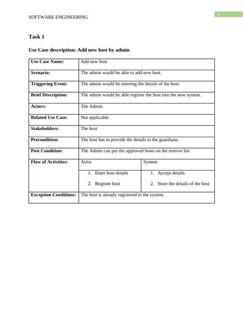 Use Case Description Prototype Designing And System Requirements