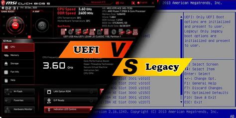 Legacy Bios Vs Uefi ¿cuál Es Mejor Mundo Geek