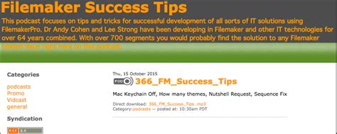 Filemaker Success Tips 366 FileMakerProGurus
