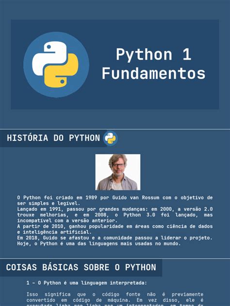 Fundamentos E Estruturas Do Python Pdf Python Linguagem De