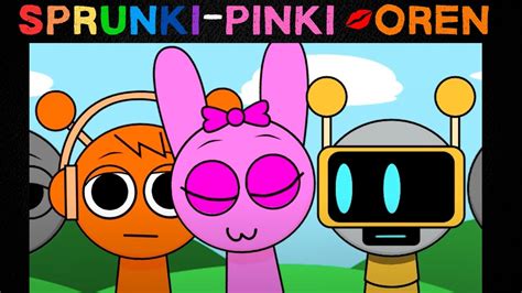Incredibox Sprunki Oren X Pinki Kiss Incredibox Sprunki Reactions