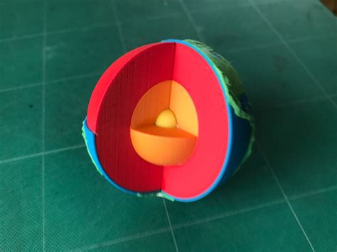 Earth Layer Model By Geoviden3d Makerworld Download Free 3d Models