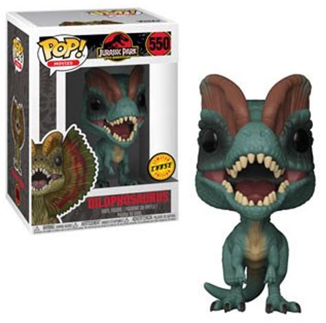 Funko Jurassic Park Pop Movies Dilophosaurus Vinyl Figure 550 Chase
