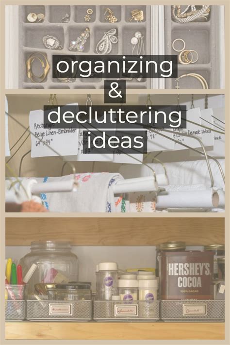 Organizing And Decluttering Ideas Archives · Nourish And Nestle
