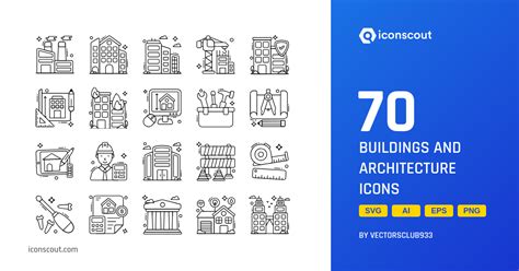 Download Buildings And Architecture Icon Pack Available In Svg Png