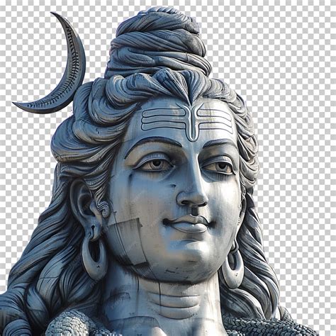 고립된 투명한 배경에 있는 마하 시브라트리 신 시바 프리미엄 Psd 파일