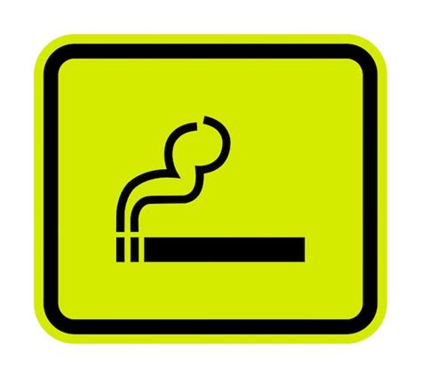 Premium Vector No Smoking Symbol Sign Isolate On White