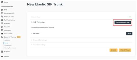 How Do I Create A Sip Trunk Sinch Community 11405