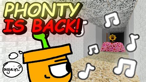 Phonty Is BACK Baldi S Basics V1 4 3 Mod YouTube
