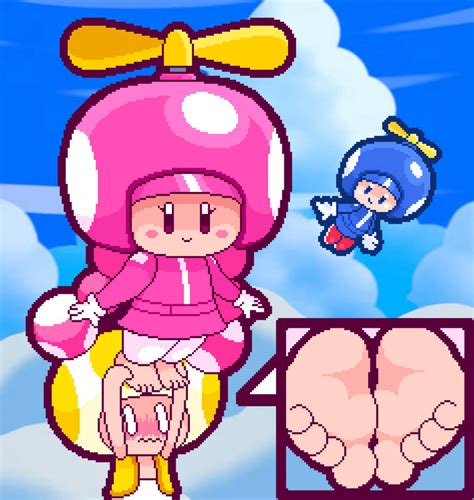 Yellow Toad And Propeller Toadette By Kinopicofan On Deviantart