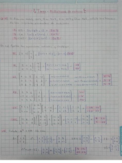 multiplicación de matrices pdf