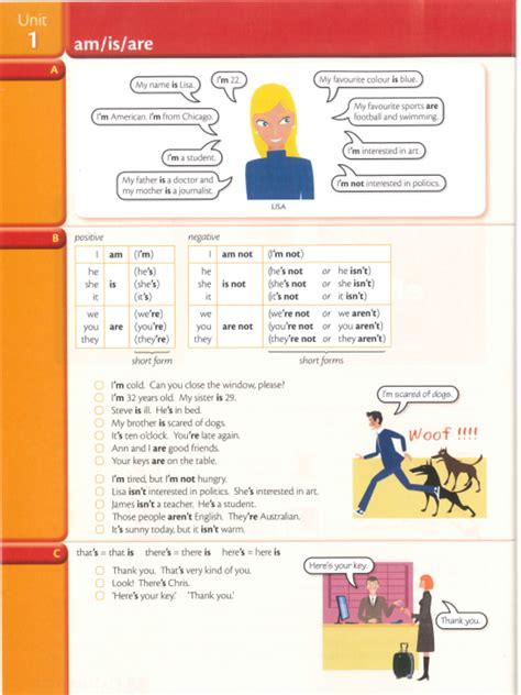 1 Be动词的用法cambridge Essential Grammar In Use Pdf