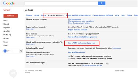 Send And Receive In Gmail Using Pop With Your Domain Knowledgebase