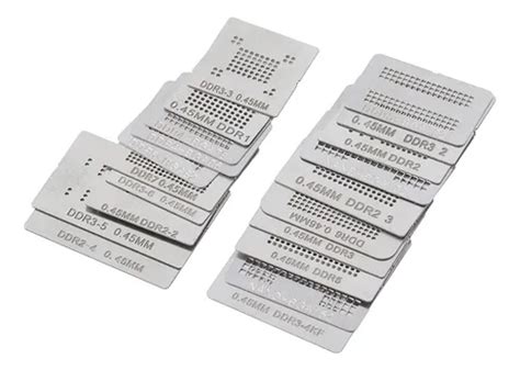20 Stencil Para Memoria Ddr Calor Direto Reballing Nand Bga Parcelamento Sem Juros