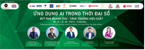 Đăng ký Talkshow ỨNG DỤNG AI TRONG THỜI ĐẠI SỐ Bứt phá doanh thu tăng trưởng hiệu suất