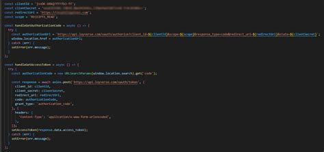 React Oauth Access Token Unauthorized Error Loyverse Api