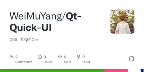GitHub WeiMuYang Qt Quick UI QML JS Qt C