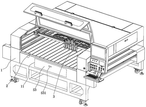 全自动激光切割机结构的制作方法
