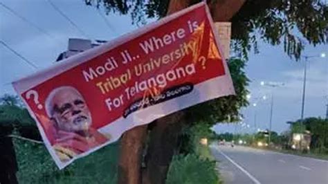 Pm Modi మోదీ పర్యటనను నిరసిస్తూ వరంగల్‌లో వెలసిన ఫ్లెక్సీలు Namasthe