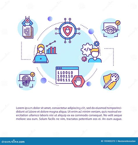 Cyber And Security Concept Icon With Text Stock Vector Illustration Of Engineer Graphic