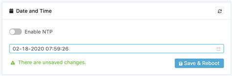 3 Date And Time Settings Cloudplugs Edge One™ Platform 120 Documentation